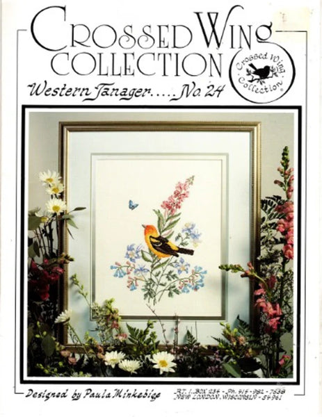 Western Tanager.....Crossed Wing Collection – Needlework, Linen & More