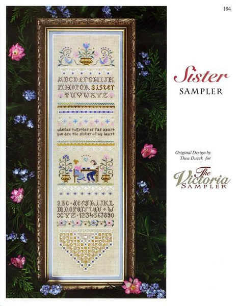 Sister Sampler, The Victoria Sampler – Needlework, Linen & More