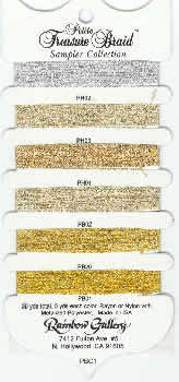PBC1 Treasure Braid Petite in Gold and Silver Collection – Needlework ...